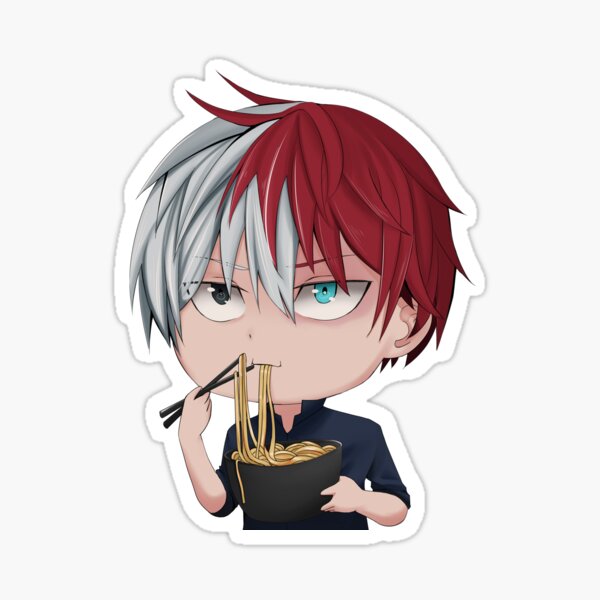 "shoto todoroki chibi" Sticker for Sale by AmyMeou | Redbubble