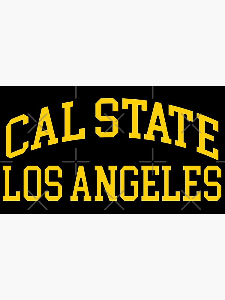 "cal state la - college font curved" Poster for Sale by scollegestuff ...