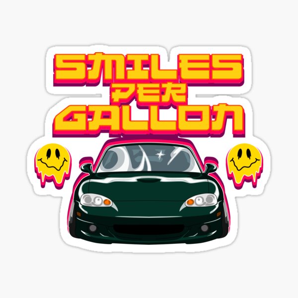 "SPG Miata" Sticker for Sale by JOAcars | Redbubble