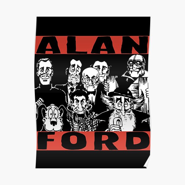 "Alan Ford" Poster for Sale by MAX-BUNKER | Redbubble