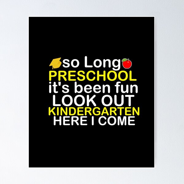 1st Grade Here I Come Graduation Posters for Sale | Redbubble