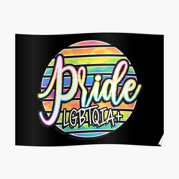 Póster «Orgullo LGBTQIA+, diseño del arco iris del mes del orgullo» de ...