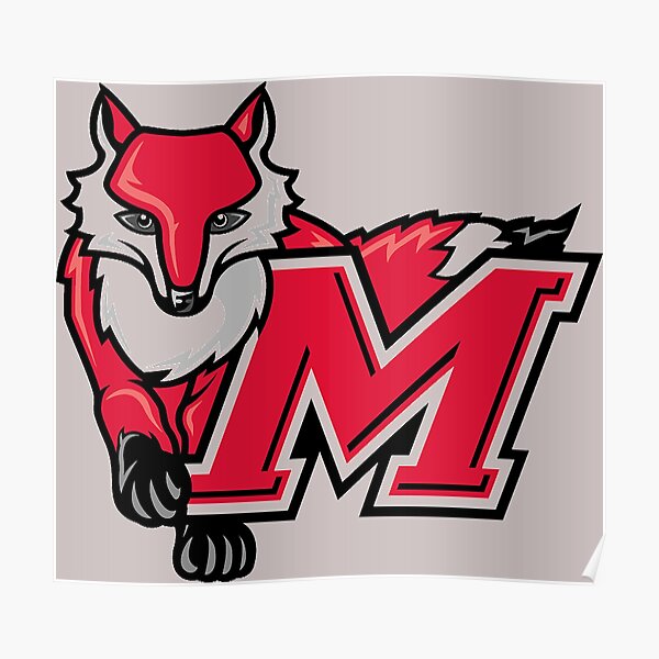 "red wolf" Poster for Sale by simsemil | Redbubble