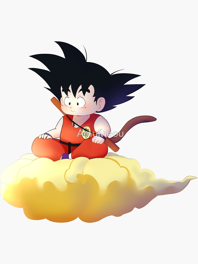 "Baby goku, dragon ball z" Sticker for Sale by AmyMeou | Redbubble