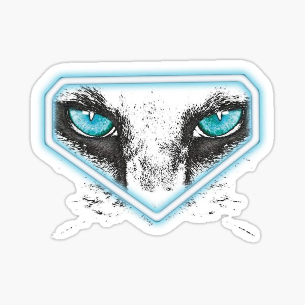"blue eyes cat" Sticker for Sale by Gusane | Redbubble