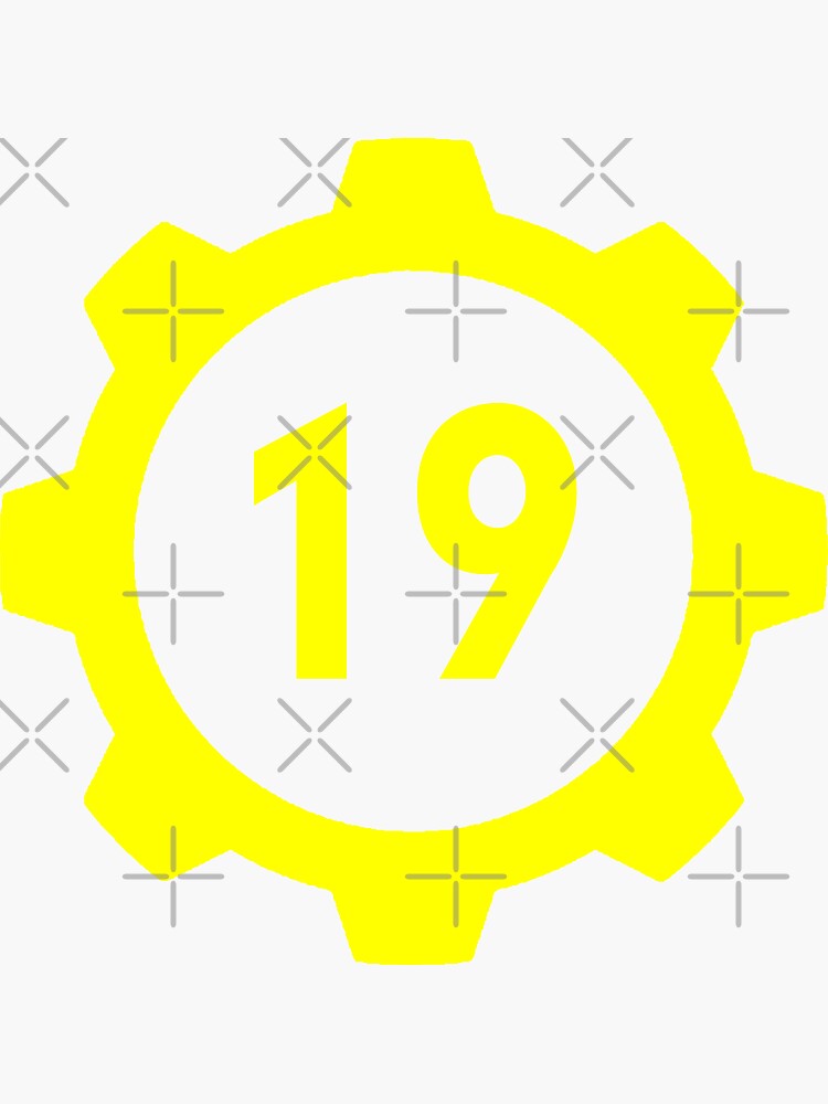 "Vault 19" Sticker for Sale by Corpsecutter | Redbubble