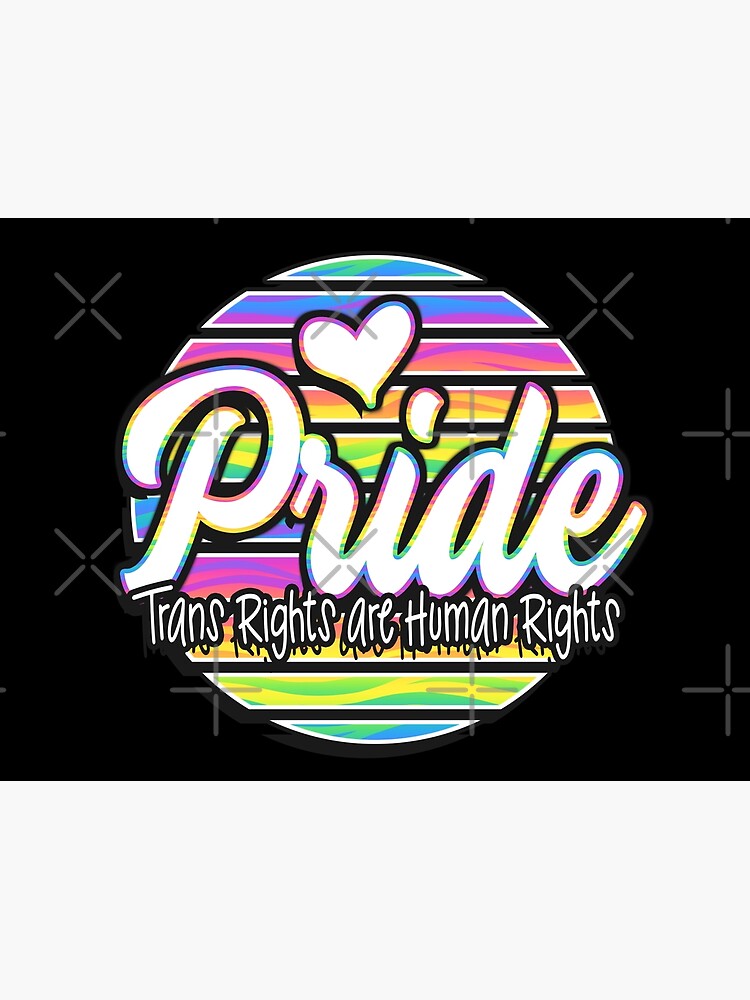 "Pride, Trans Rights Are Human Rights, Pride Month Design" Poster for ...