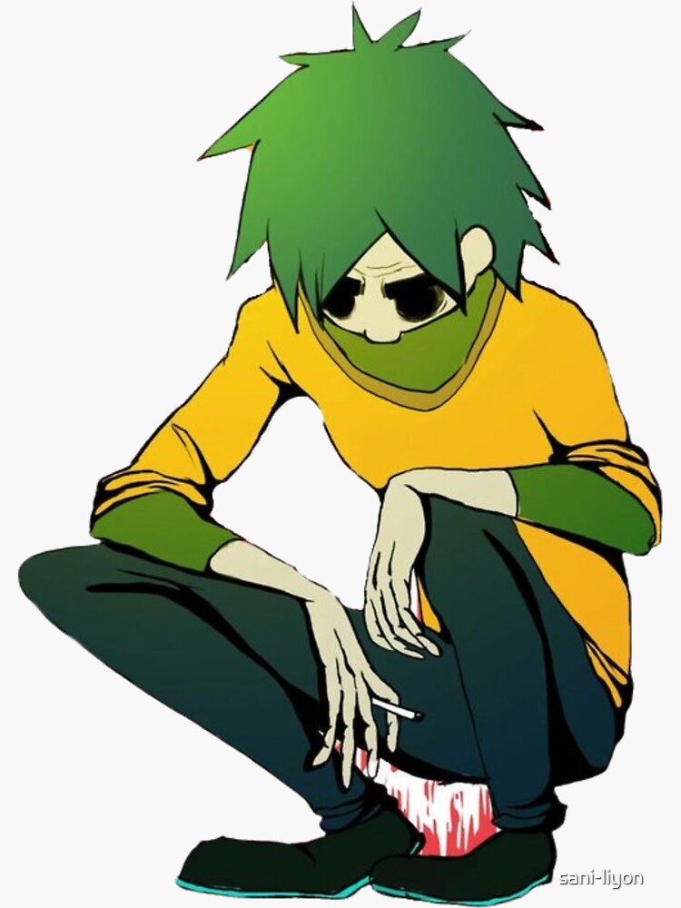 "Copy of Copy of Gorillaz" Sticker for Sale by sani-liyon | Redbubble