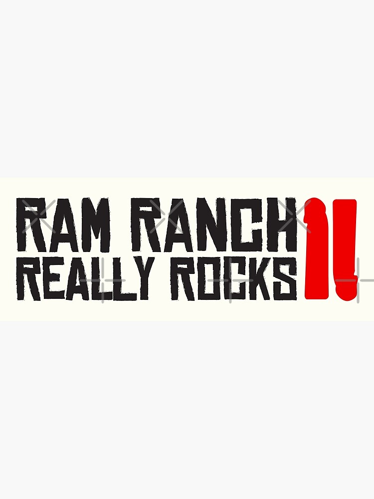 "Ram Ranch Really Rocks Cowboy Cocks" Poster for Sale by BetterDaze ...