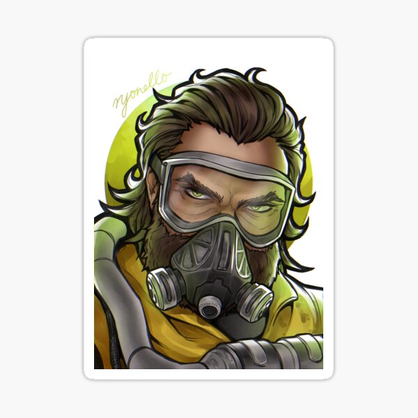 "caustic" Sticker for Sale by rhonnnnie | Redbubble