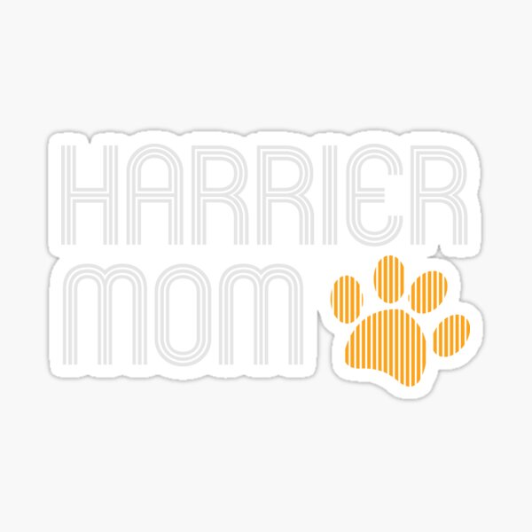 "Harrier Mom" Sticker for Sale by kindxinn | Redbubble