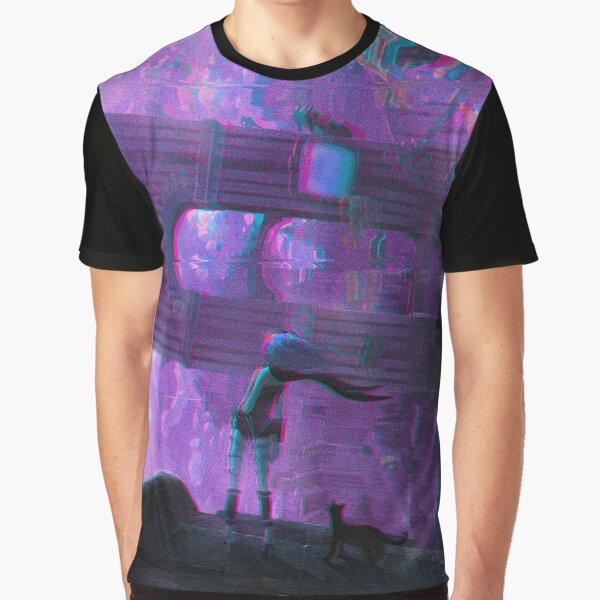 "Gravity Rush Vaporwave" T-shirt for Sale by hidexmian | Redbubble ...