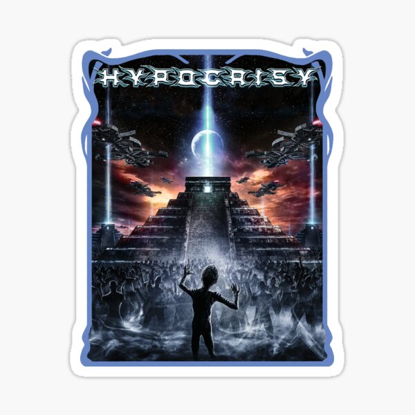 "Worship by Hypocrisy - Classic Old School Death Metal" Sticker for ...