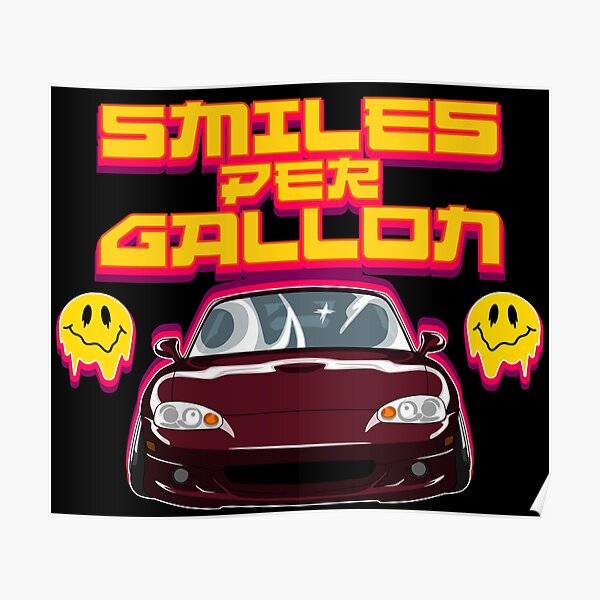 "SPG Miata" Poster for Sale by JOAcars | Redbubble