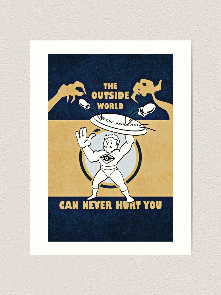"Fallout 4 Boy Poster 7/14 ┃The Outside World Can Never Hurt You┃ Vault ...