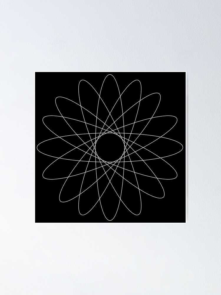 "negative spiral loop" Poster for Sale by BoazWorks | Redbubble