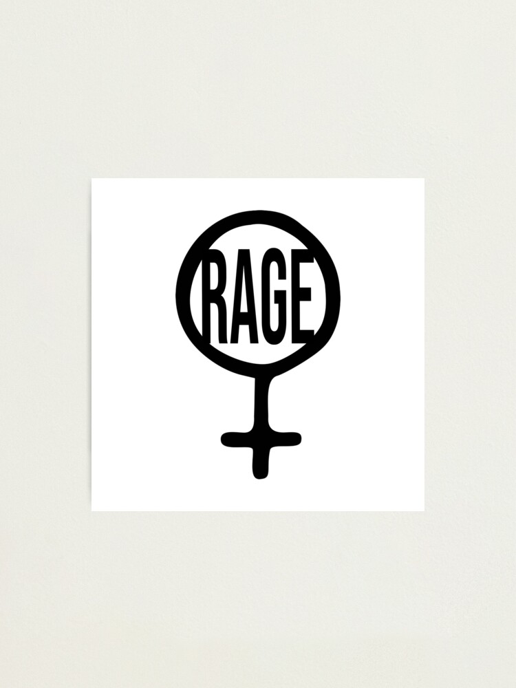 Lámina fotográfica «Rabia, símbolo de mujer» de JewessDeptOfLuv | Redbubble