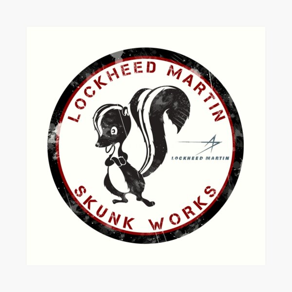 "SKUNK WORKS LOGO (Weathered/Worn)" Art Print for Sale by ...