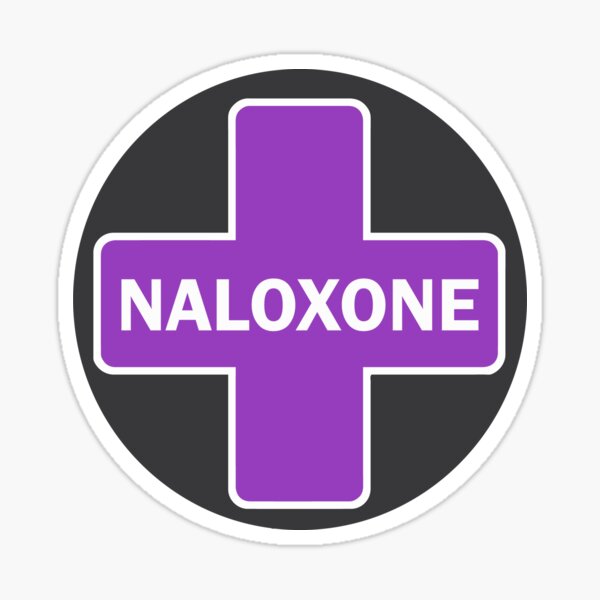 "Naloxone" Sticker for Sale by AQPSUD | Redbubble