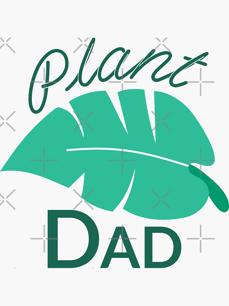 "Plant Dad VI" Sticker for Sale by lemon-pepper | Redbubble