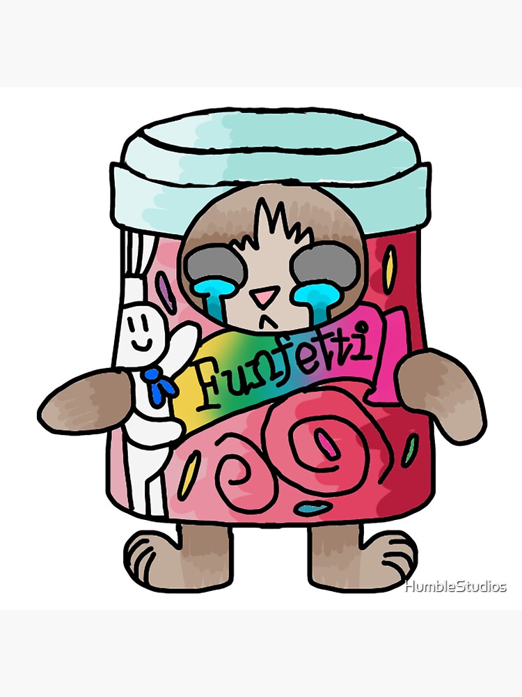 "Funfetti Cat" Sticker for Sale by HumbleStudios | Redbubble