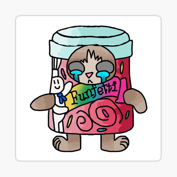 "Funfetti Cat" Sticker for Sale by HumbleStudios | Redbubble