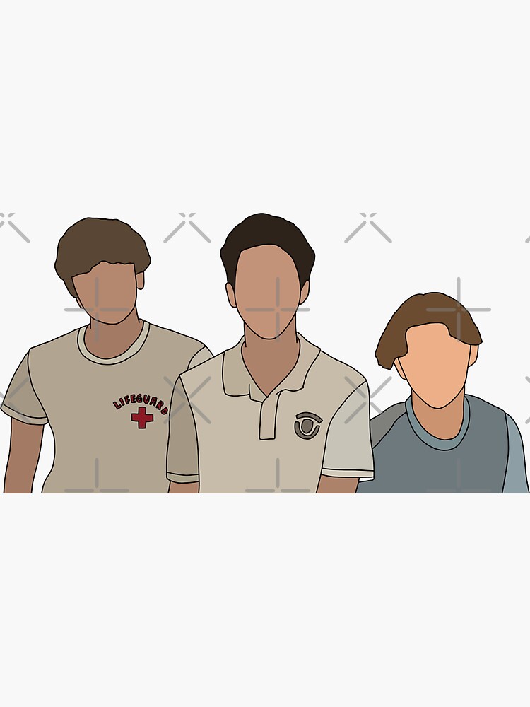 "the boys (TSITP)" Sticker for Sale by designsbysara58 | Redbubble