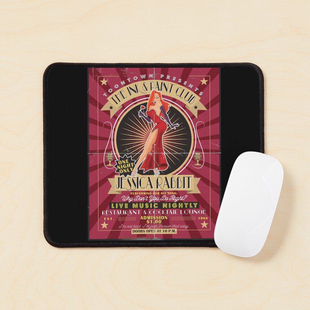 "Jessica Rabbit Nightclub" Poster for Sale by alhern67 | Redbubble