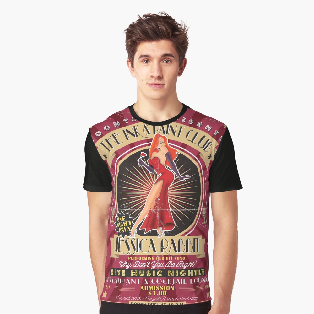 "Jessica Rabbit Nightclub" Poster for Sale by alhern67 | Redbubble