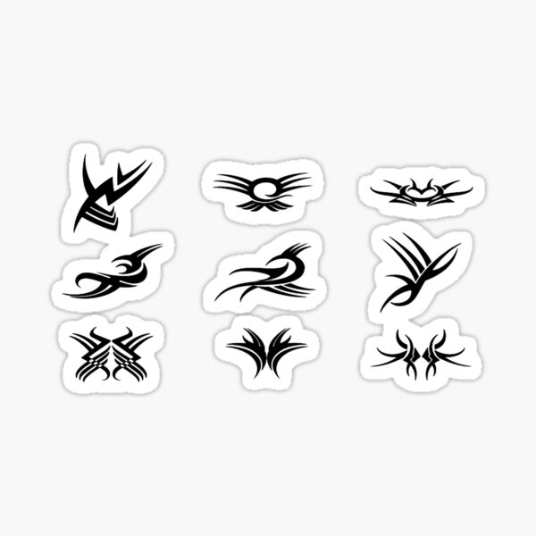 "tribal collection pack" Sticker for Sale by kaliguli | Redbubble
