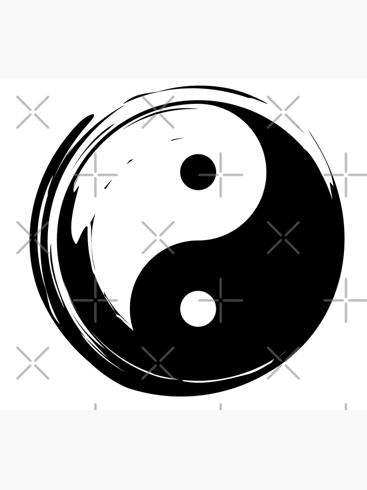 "Yin Yang Feng Shui Ying Yang Taoism Zen Buddhism Dualism" Art Print ...