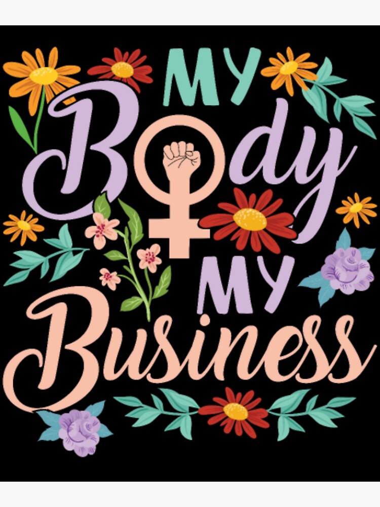 "Pro Choice" Postcard for Sale by Sekya art ⭐⭐⭐⭐⭐ | Redbubble