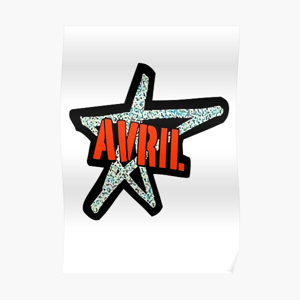 "Avril Stars" Poster for Sale by woodsonrod | Redbubble