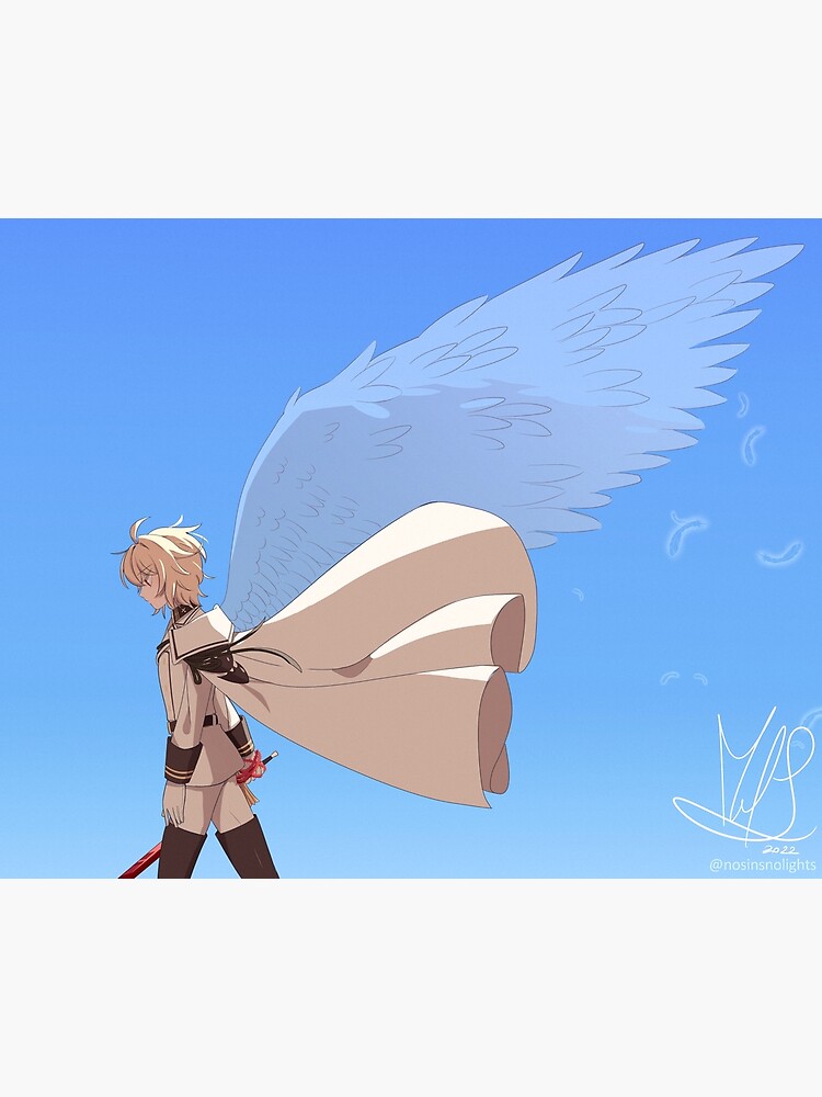 "Mikaela Hykuya Angel Wings" Poster for Sale by NoSinsNoLights | Redbubble