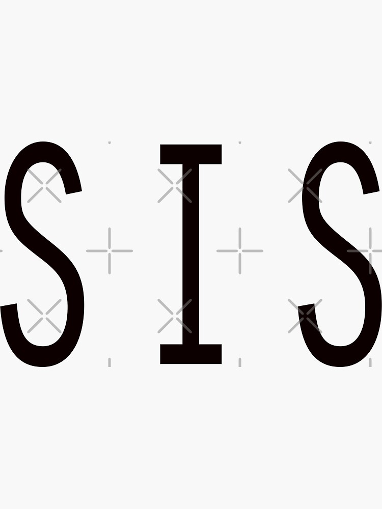 "SIS" Sticker for Sale by RoAnYo | Redbubble