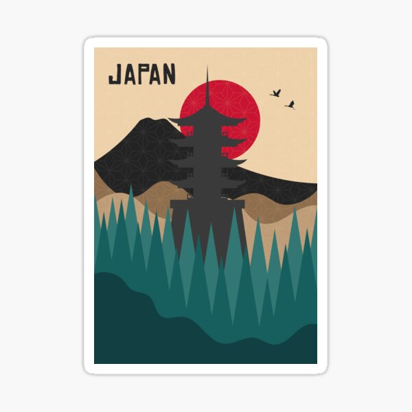 "Rising Sun" Sticker for Sale by GP-disegno | Redbubble
