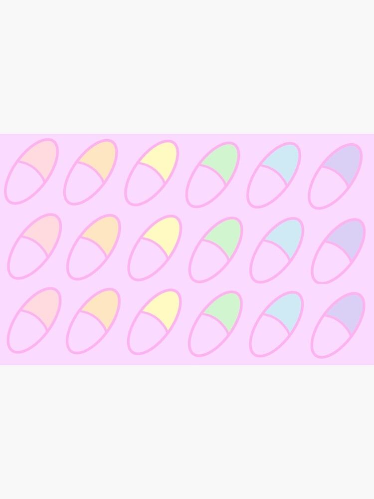 "Kawaii Menhera Pill Capsules Pattern" Poster for Sale by ShadowiesArt ...