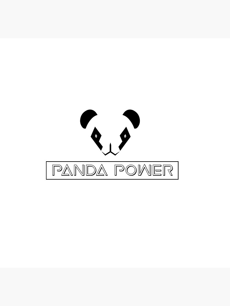 "PANDA POWER" Sticker for Sale by PriddyboyKev | Redbubble