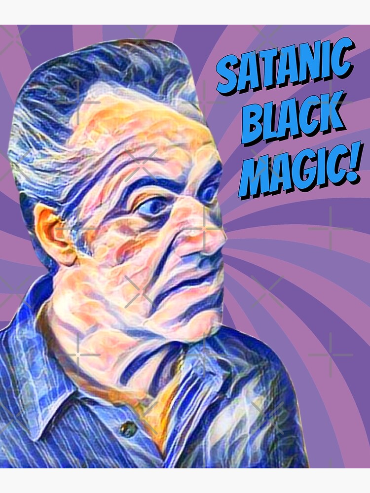 Paulie Walnuts Satanic Black Magic The Sopranos Poster For Sale By