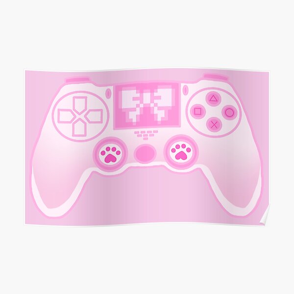 "Kawaii Gamer Girl Controller " Poster for Sale by ShadowiesArt | Redbubble