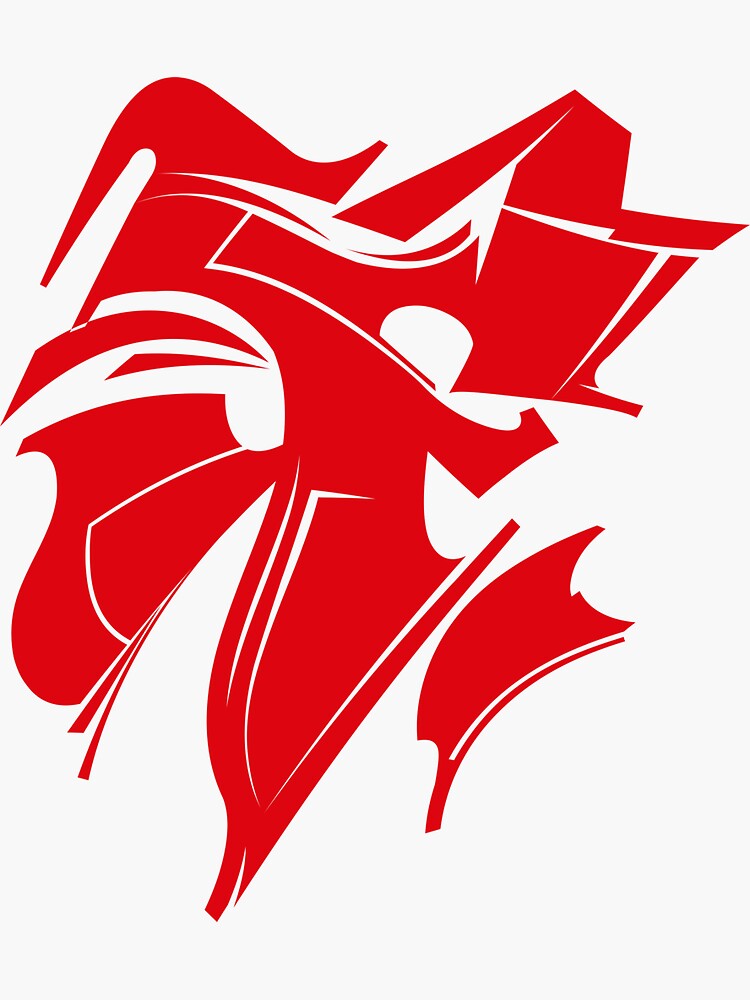 "Graffiti Letter F" Sticker for Sale by Elegant-product | Redbubble