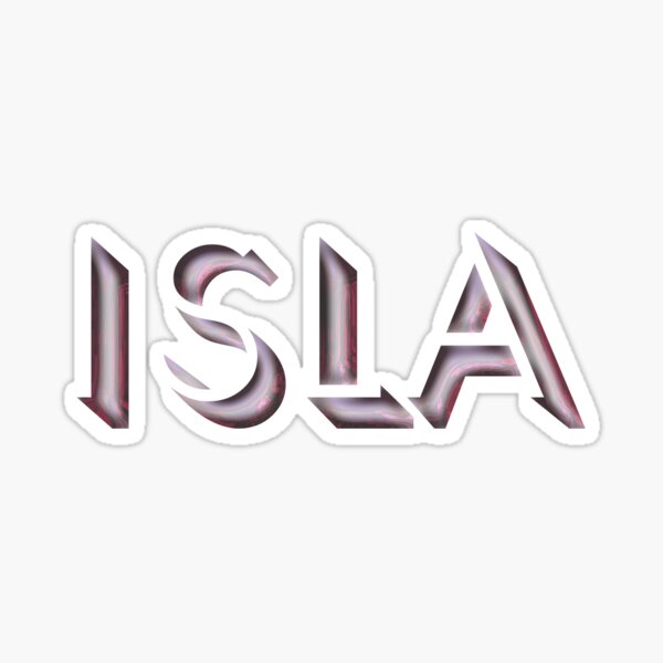 "Isla" Sticker for Sale by Melmel9 | Redbubble