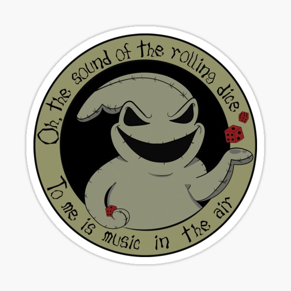 "Oogie Boogie Man White" Sticker for Sale by loobsdigitalart | Redbubble