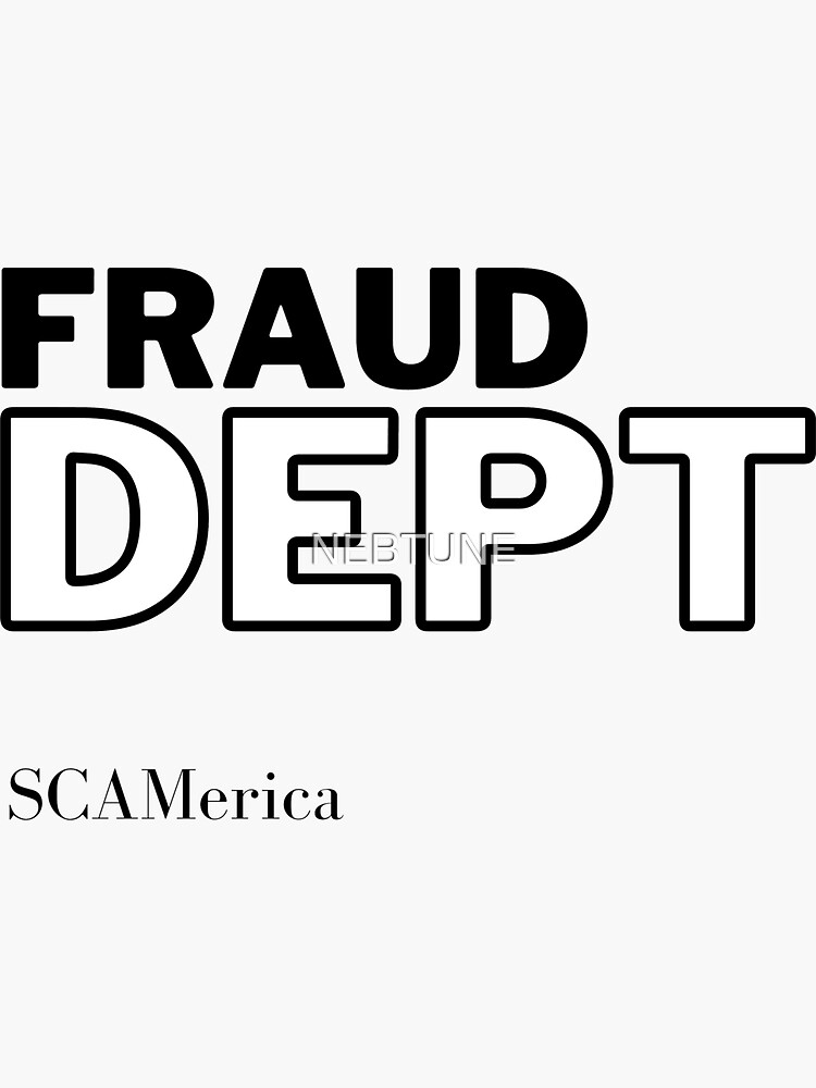 "fraud dept lehman brothers financial fraud" Sticker for Sale by ...