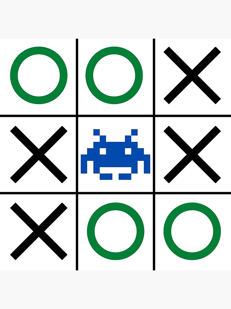 Tic tac toe with game Premium Matte Vertical Poster sold by Giuseppe ...
