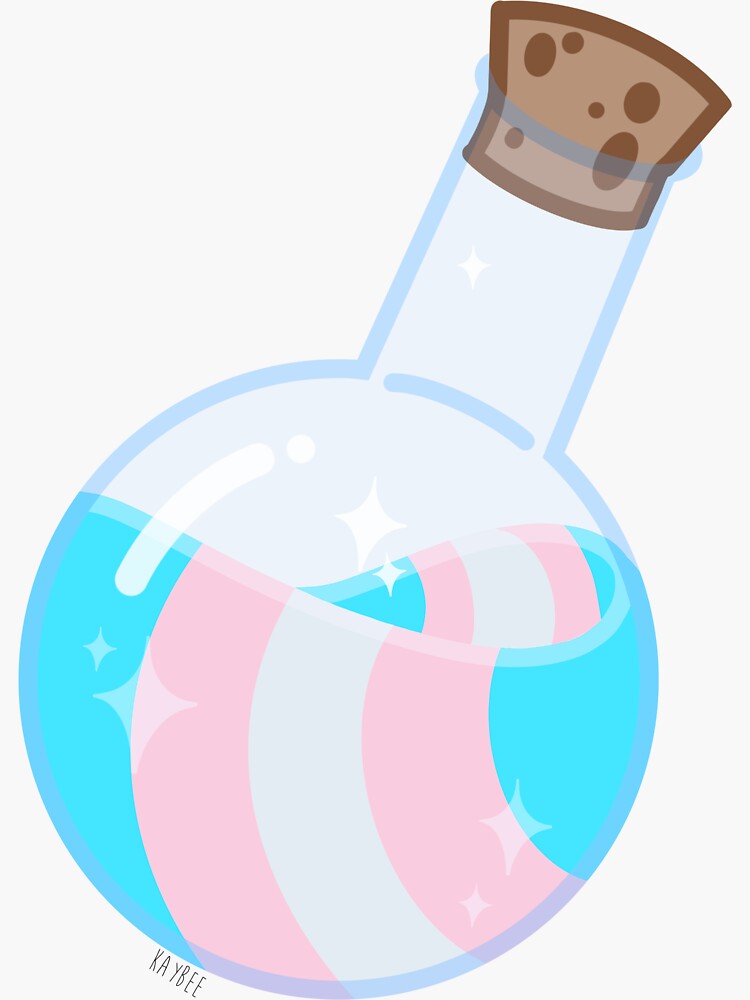 Trans Pride Potion Bottle Sticker For Sale By Khope713 Redbubble