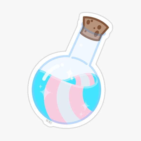 Trans Pride Potion Bottle Sticker For Sale By Khope713 Redbubble