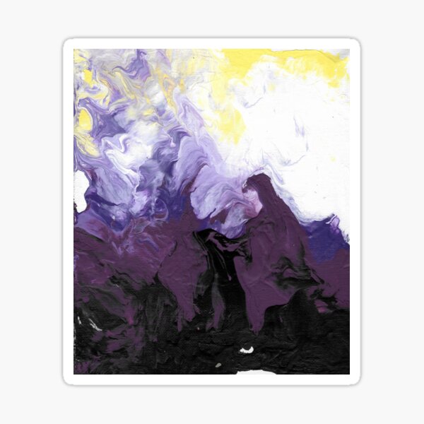 "Pride : Non-Binary Colors" Sticker for Sale by Zaphod-Bblbrx | Redbubble