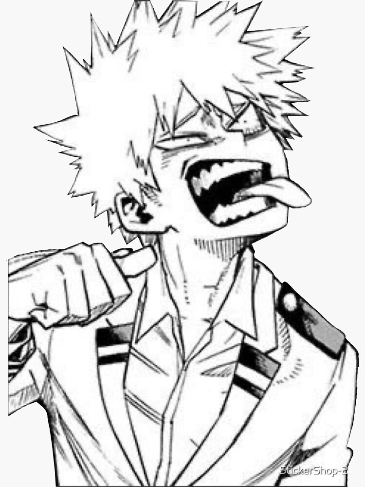 "BMHA sticky: Bakugo" Sticker for Sale by StickerShop-2 | Redbubble