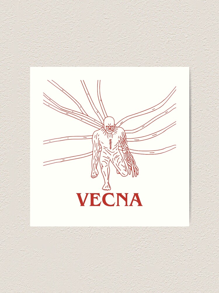 "Vecna Stranger Things" Art Print for Sale by me-fe | Redbubble